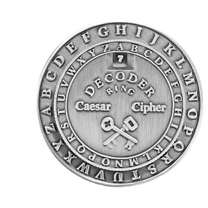 Secret Decoder Medallion - Etsy