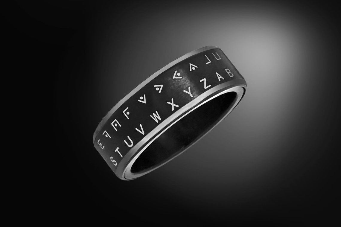 Secret Decoder Ring Pig Pen Cipher - Etsy
