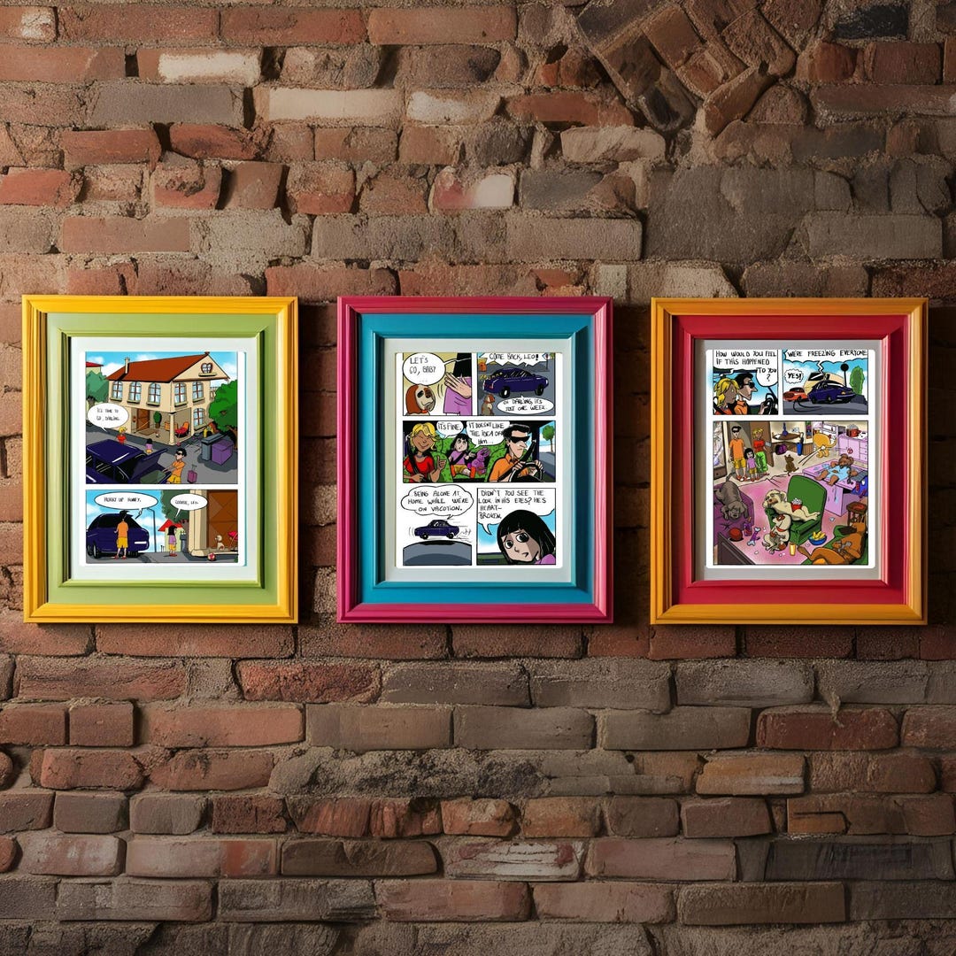 Funny Storytelling Poster,kids Wall Art,goki & Leo Printable ,comic ...