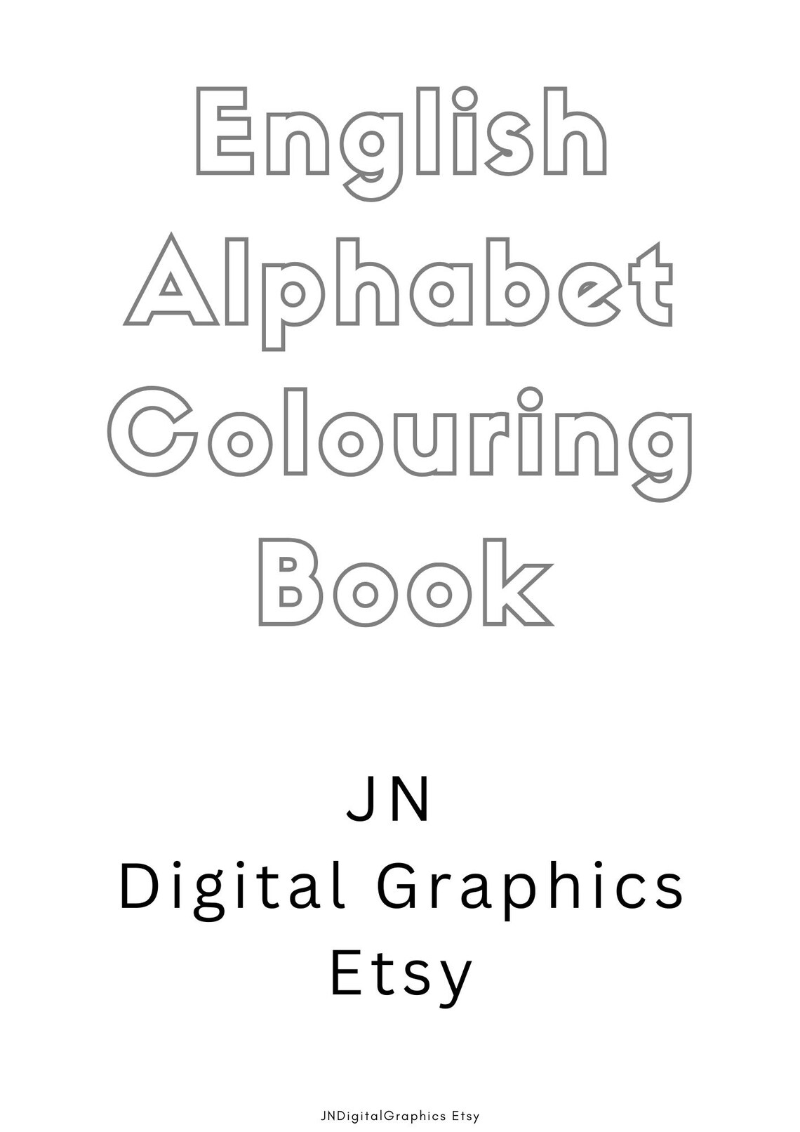 English Alphabet Colouring Book | Printable English Animal ABC | Kids ...