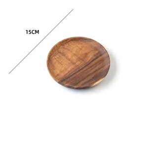 Solid Wood Round Serving Tray: Rustic Kitchen Decor - Etsy