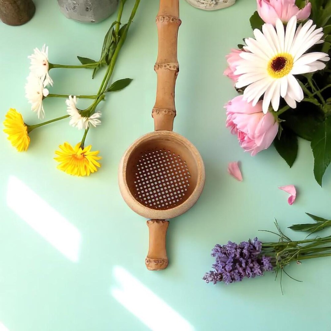 Handmade Bamboo Tea Infuser: Chinese Tea Ceremony Colander - Etsy