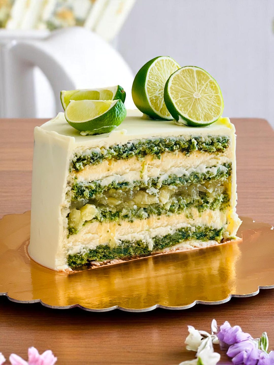 Mojito Cake Recipe PDF, Summer Layer Cake Recipe, Lime Mint Cake ...