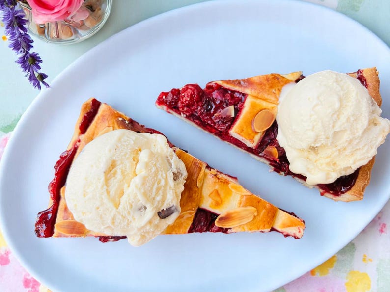 Cherry Pie Recipe: American-style Shortcrust Pastry (PDF Downloadable ...
