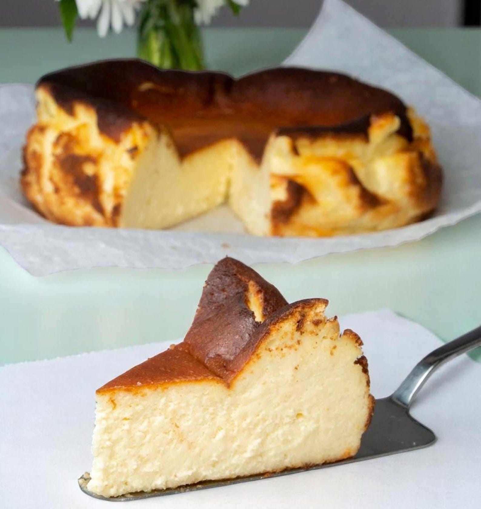 San Sebastian Cheesecake Recipe: Burnt Basque Dessert (PDF Download ...
