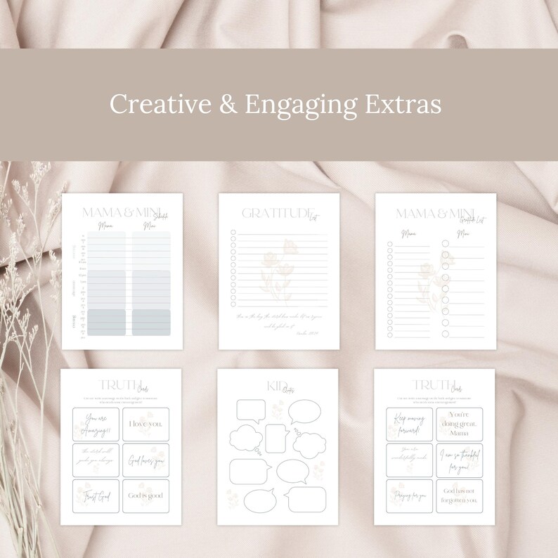 Mama & Mini Homeschool Planner- Printable Memory Keepsake (editable ...