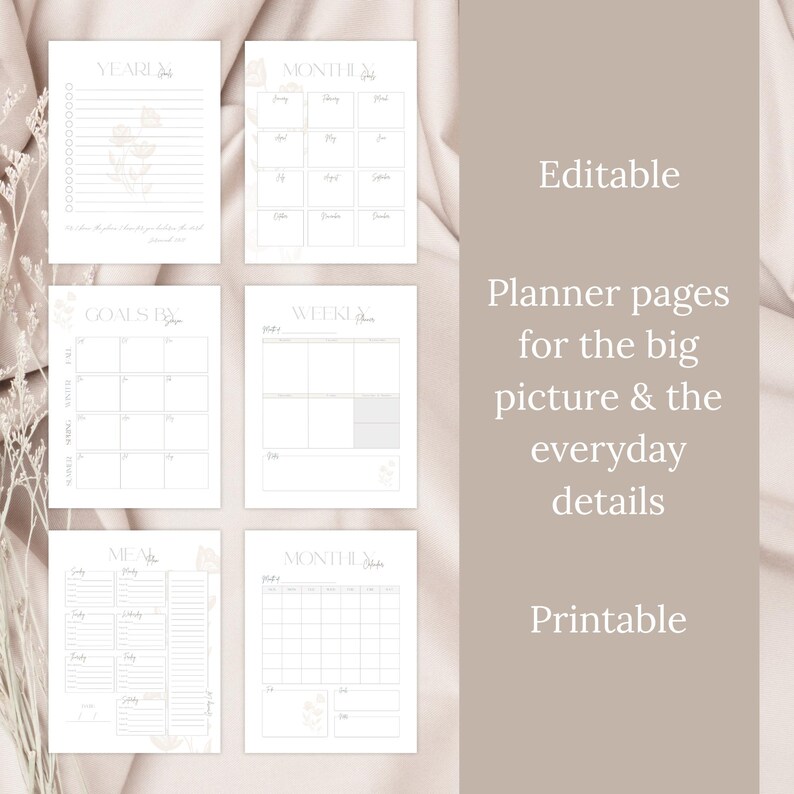 Mama & Mini Homeschool Planner- Printable Memory Keepsake (editable ...