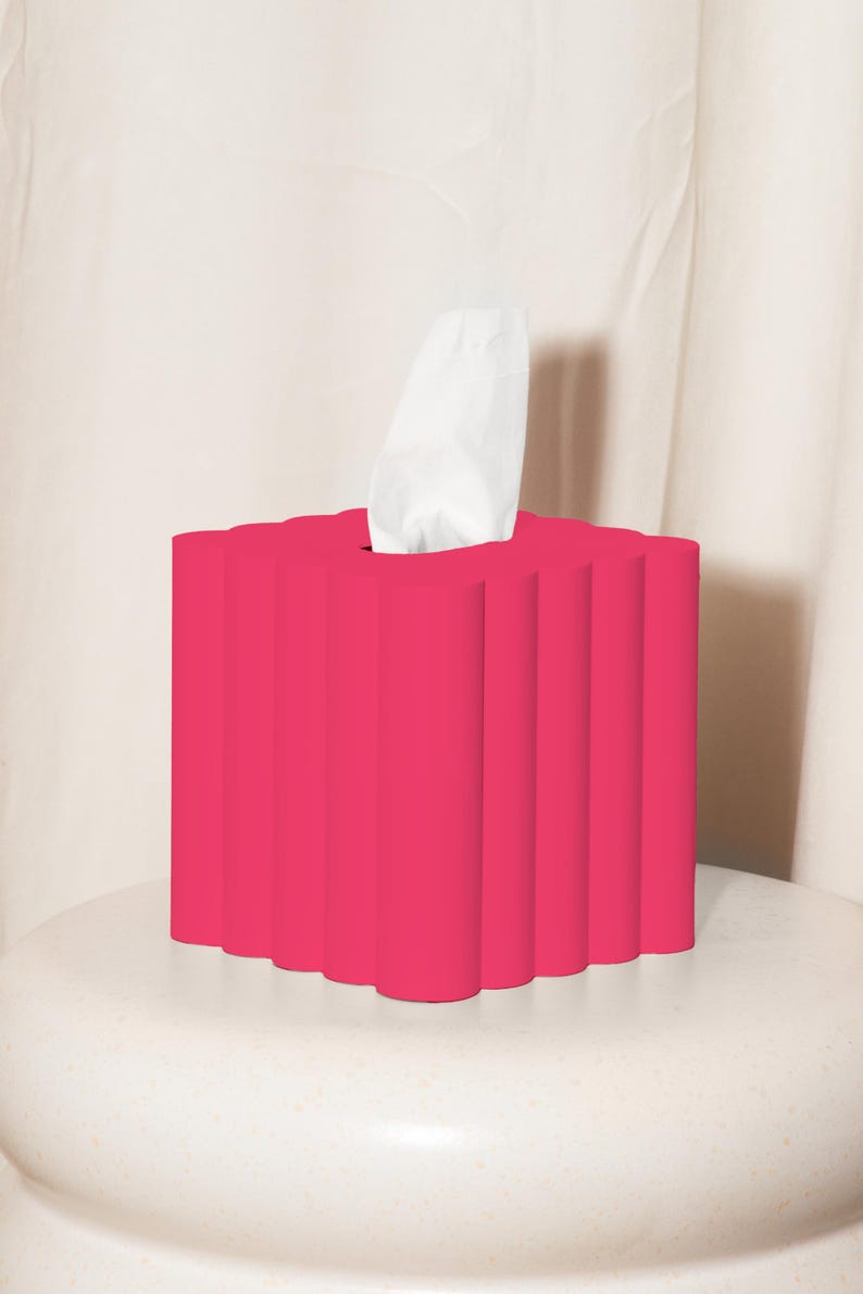 Cloud Tissue Box Cover – 3D Printed Room Decor – Cute Tissue Box Cover ...