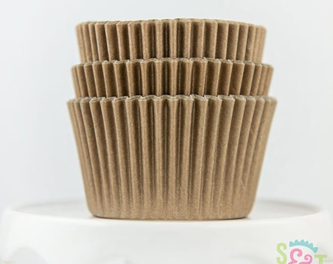 Solid Gold Cupcake Liners Gold Greaseproof Baking Cups 36 - Etsy