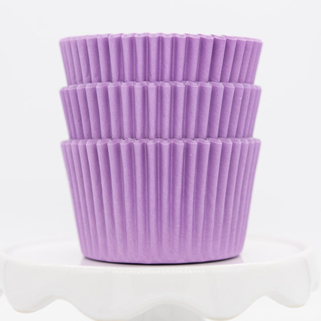 Solid Light Purple Cupcake Liners | Light Purple Greaseproof Baking ...