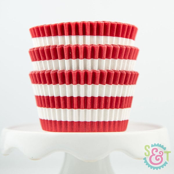 Red Cupcake Liners - Etsy
