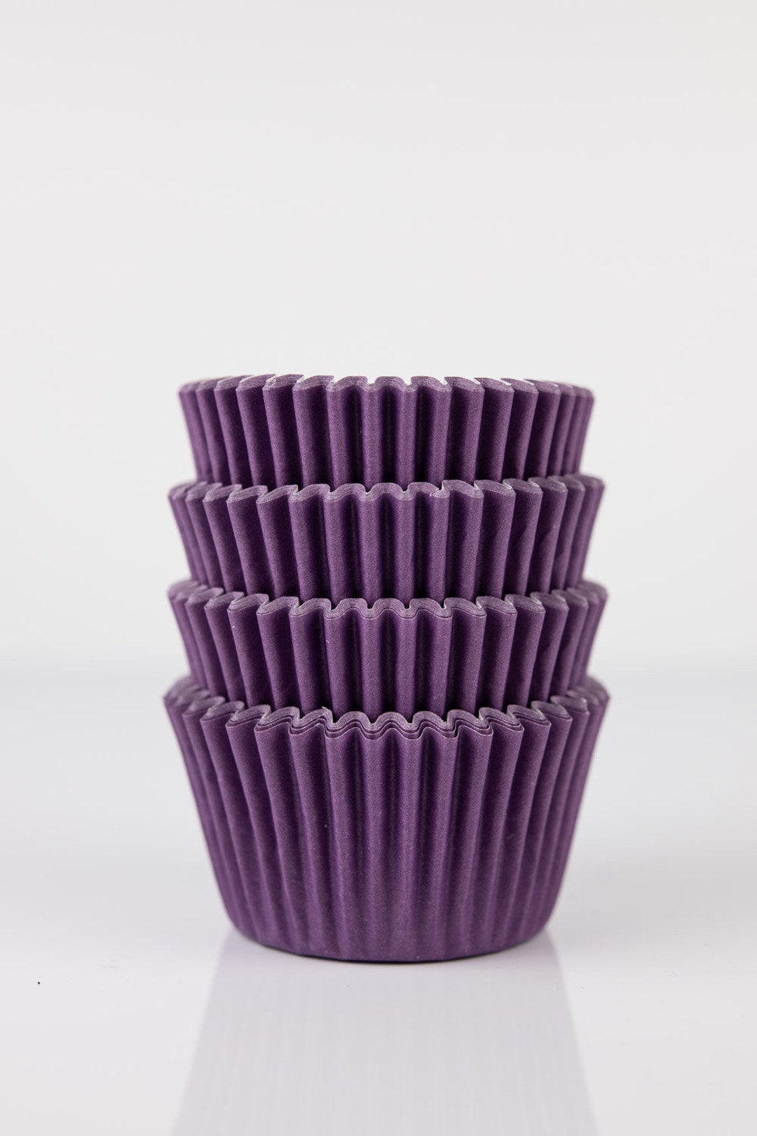 Purple Mini Cupcake Liners | Purple Greaseproof Midi Baking Cups - 48 ...