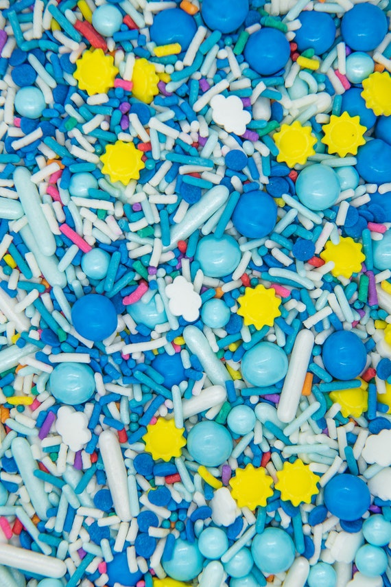 Sprinkles Mix - Clear Skies | Sunny Summer Sprinkle Medley, Edible ...