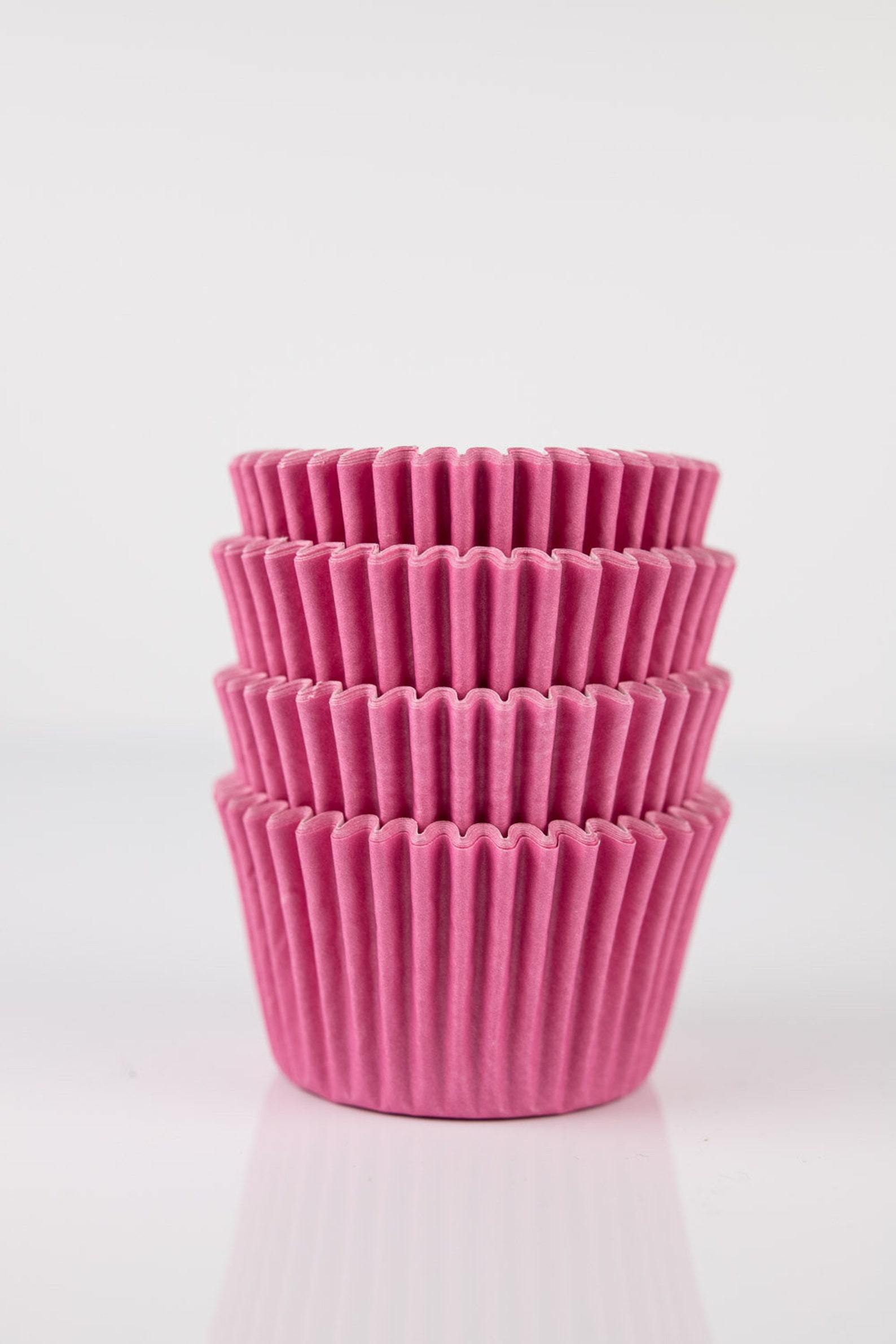 Pink Mini Cupcake Liners | Pink Greaseproof Midi Baking Cups - 48 Count ...