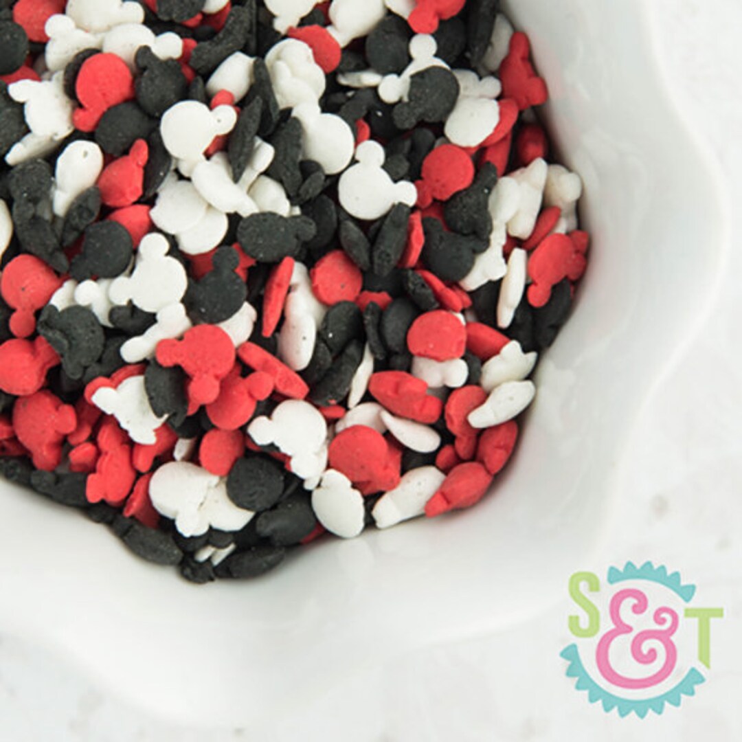 Quin Sprinkles Mickey Mouse Sequin Quins - 4oz Bottle - Etsy