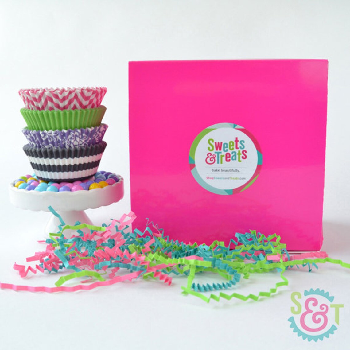 Assorted Cupcake Liner Gift Box | Etsy