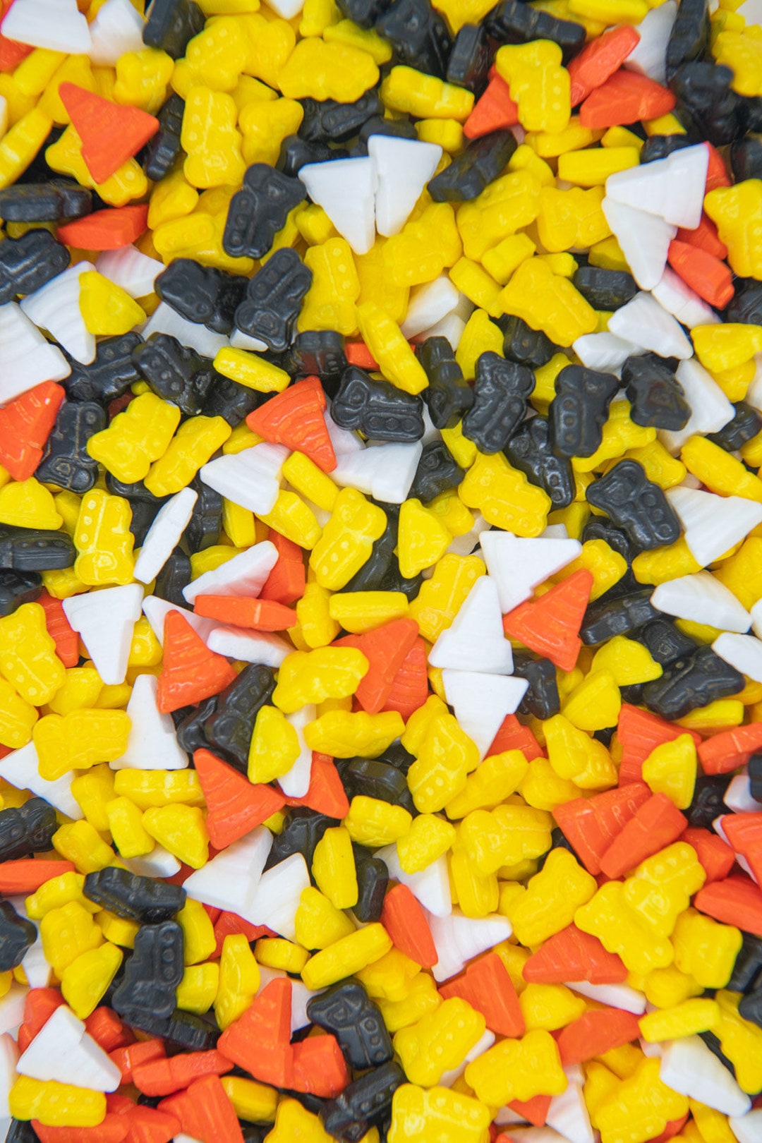 Candy Sprinkles: Construction Mix | Candy Excavator, Hard Hat, Cone ...