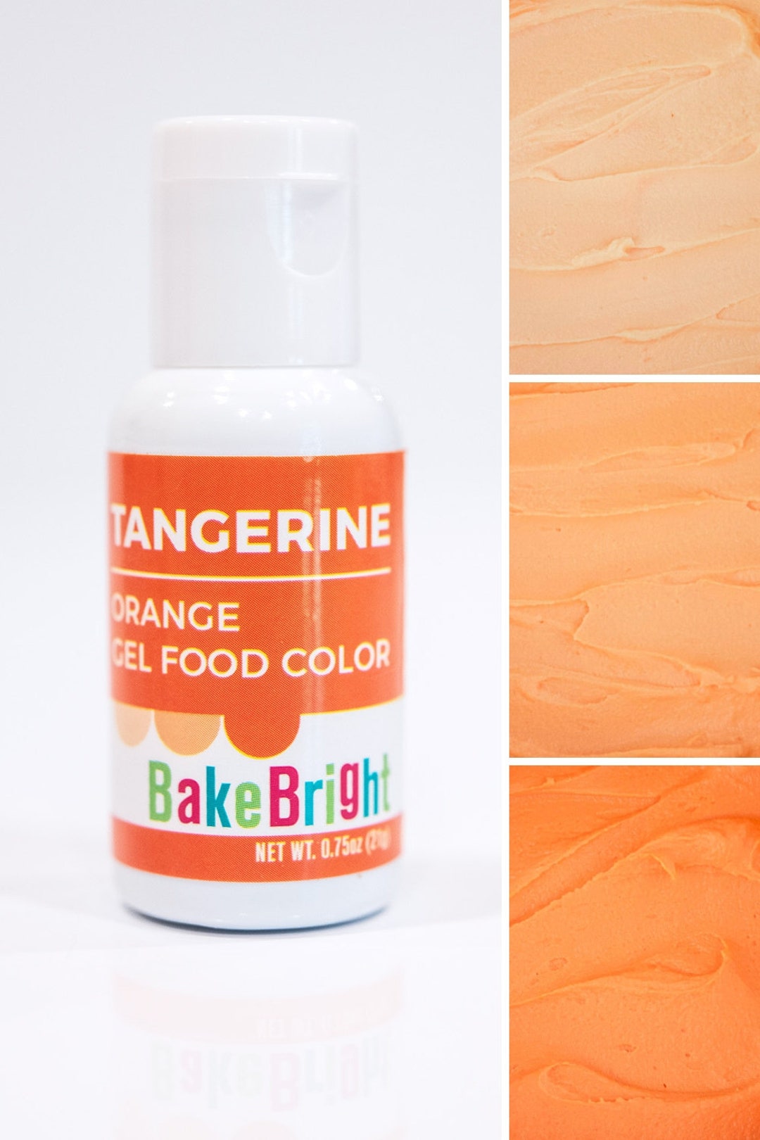 Tangerine Orange Food Coloring Gel for Cakes, Cookies, Frosting ...