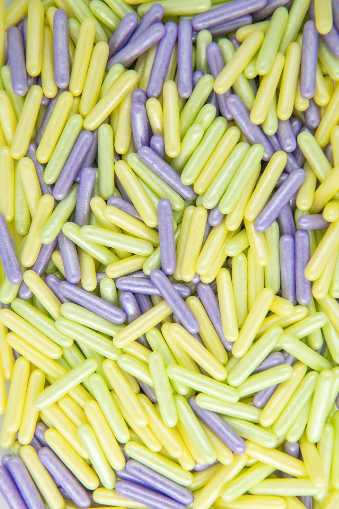 Mardi Gras Sugar Rods Mardi Gras Edible Dragees Sprinkle Rods, Macaroni ...