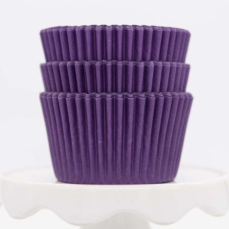 Purple Cupcake Liner - Etsy