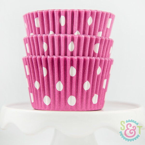 Pink Cupcake Liners - Etsy