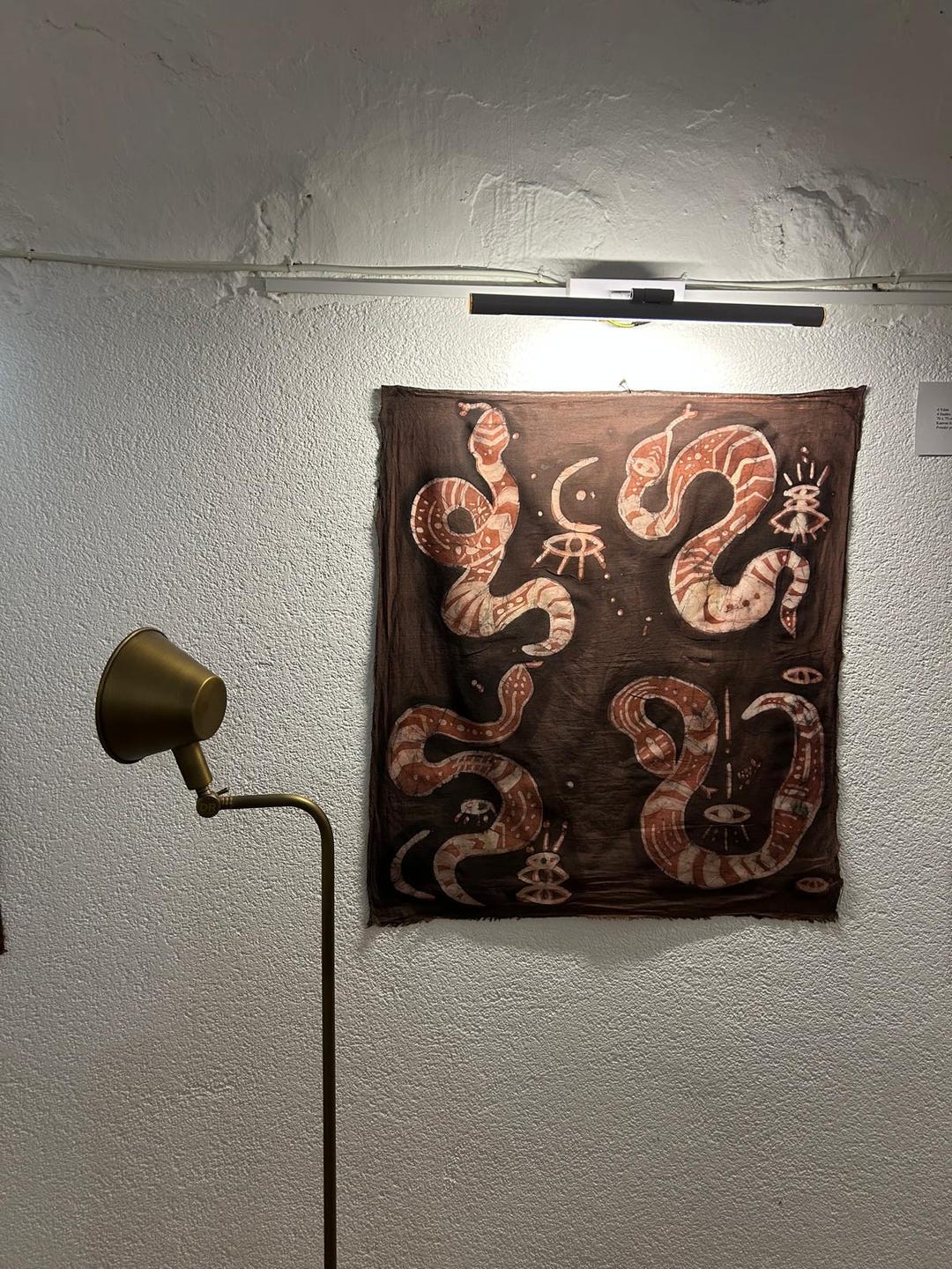 Four Snakes - Contemporary Batik Painting - Etsy
