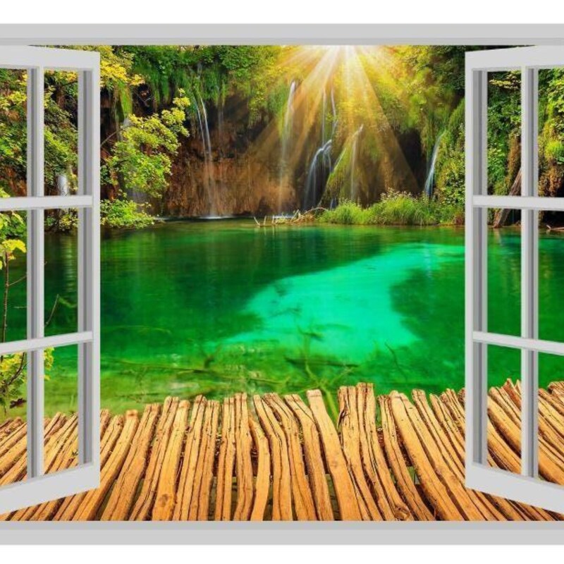 3d Window View Poster - Etsy UK