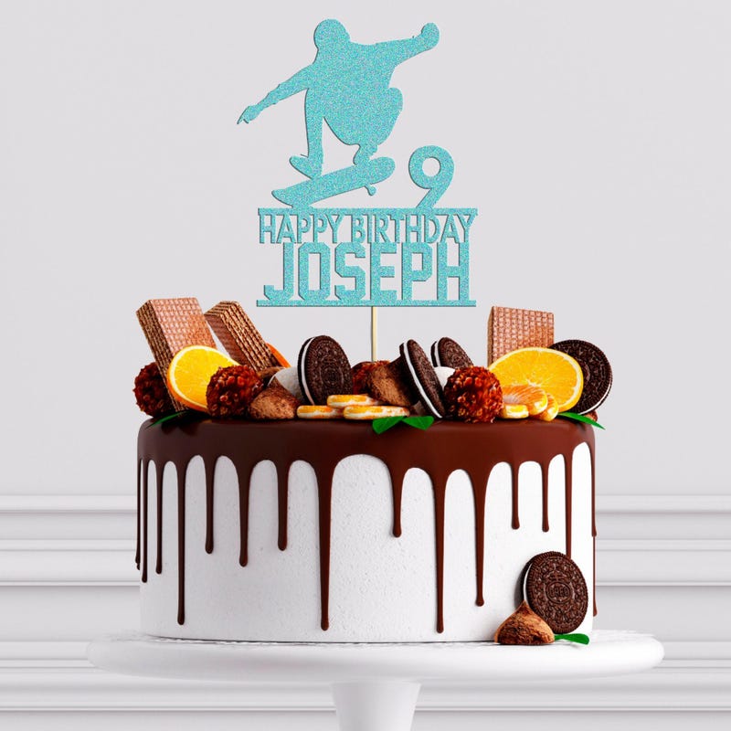 Skateboard Topper Cake - Etsy UK