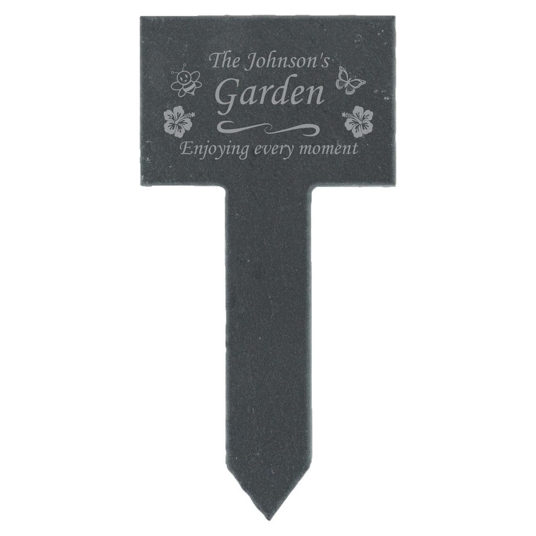 Laser Engraved Slate Plant Markers: Custom Garden Herb Labels - Etsy