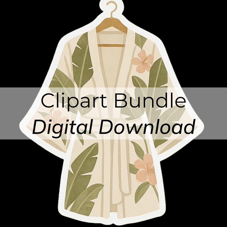 Island Luxe Sticker Clipart Collection - Coastal Escape, Paradise Found ...