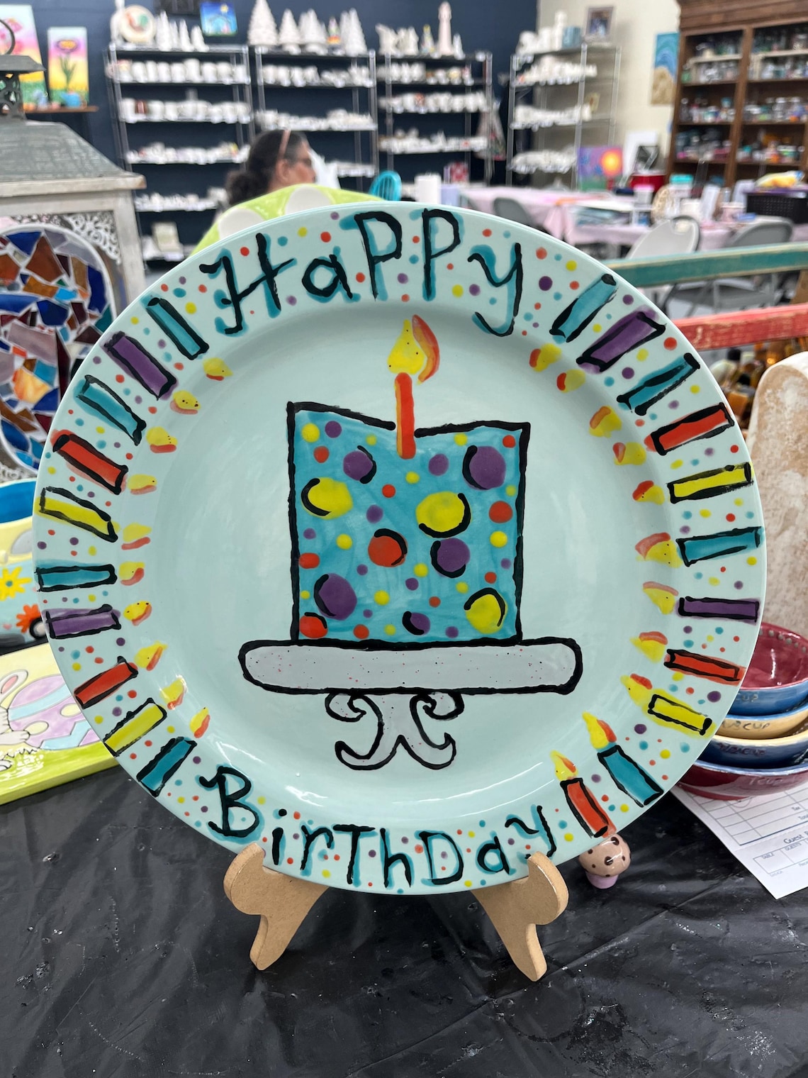 Personalized Birthday Plate – Custom Name & Age Keepsake Gift for Kids ...