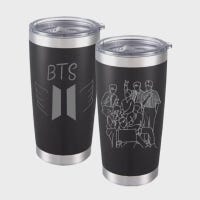 Permission to Dance BTS Inspired Frosted Glass Can | 16 Oz Coffee Cup ...