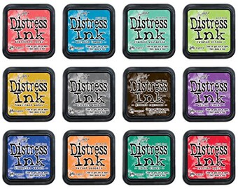 Ranger Tim Holtz Distress Markers (12 Pack) Random Mix of Colors - Etsy