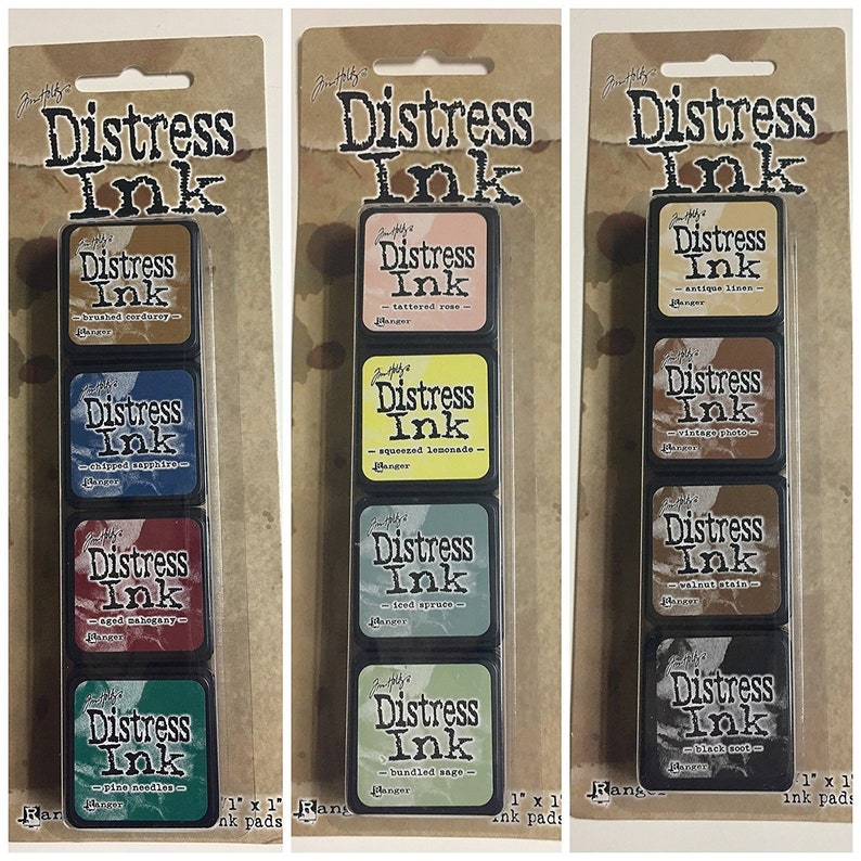 Bundle of All 60 Distress Mini Inks From Tim Holtz and Ranger | Etsy
