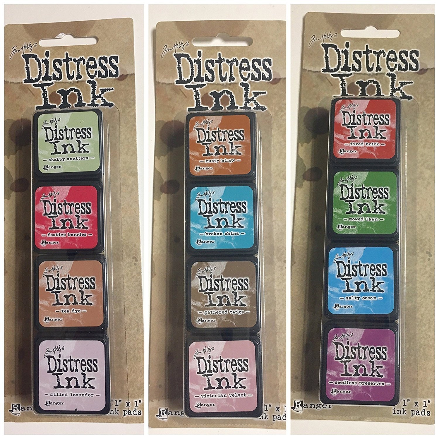 Bundle of All 60 Distress Mini Inks From Tim Holtz and Ranger - Etsy