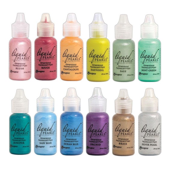 Ranger Liquid Pearls Dimensional Pearlescent Paint Set of - Etsy