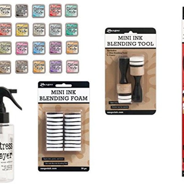 Tim Holtz Distress Oxide Ink Color Chart - Etsy