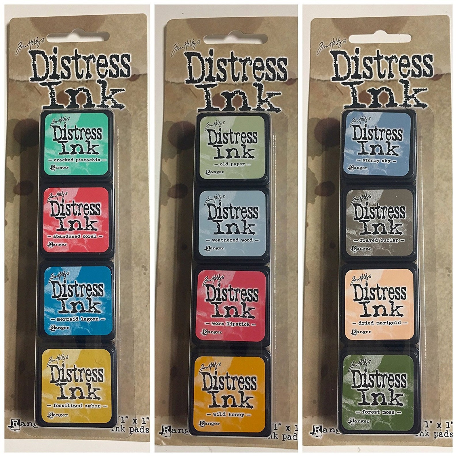 Bundle of All 60 Distress Mini Inks From Tim Holtz and Ranger - Etsy