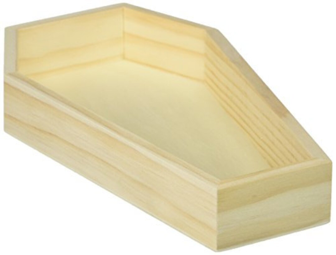 Darice Unfinished Wood Coffin Trays - 1 Piece - 7.75 Inches - Etsy Darice Unfinished Wood Coffin Trays - 1 Piece - 7.75 Inches - Etsy