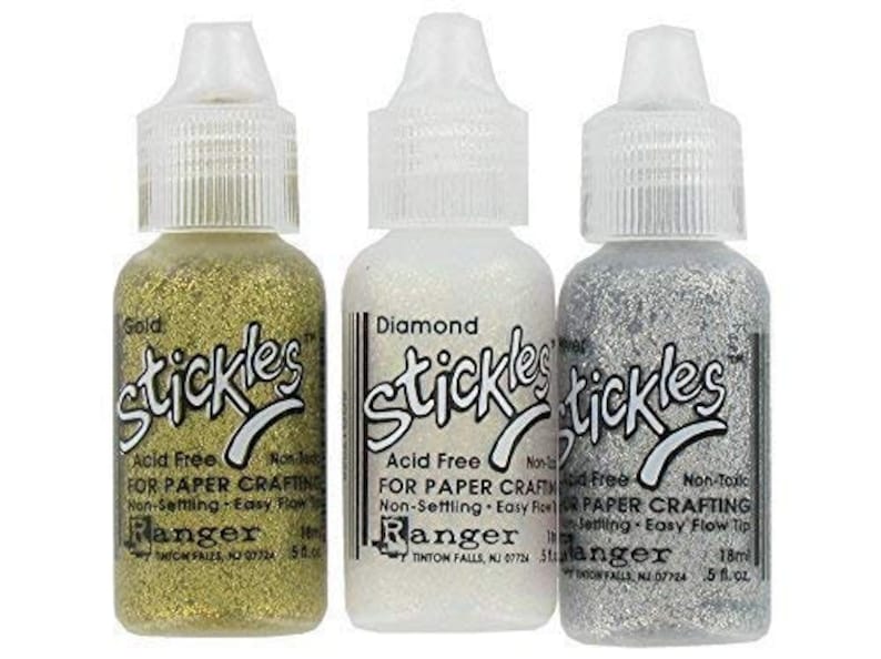 Stickles Glitter Glue Bundle of 3 Colors Silver Diamond - Etsy