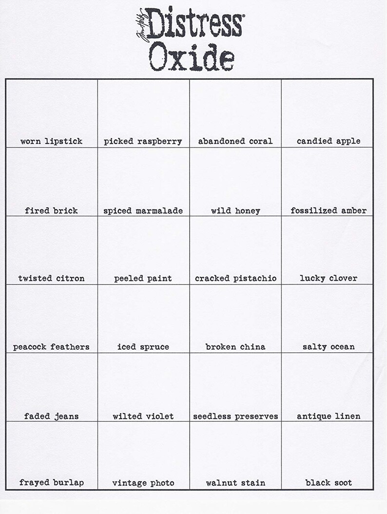 Tim Holtz Distress Oxide Set With 24 Ink Pads Blender Tools - Etsy