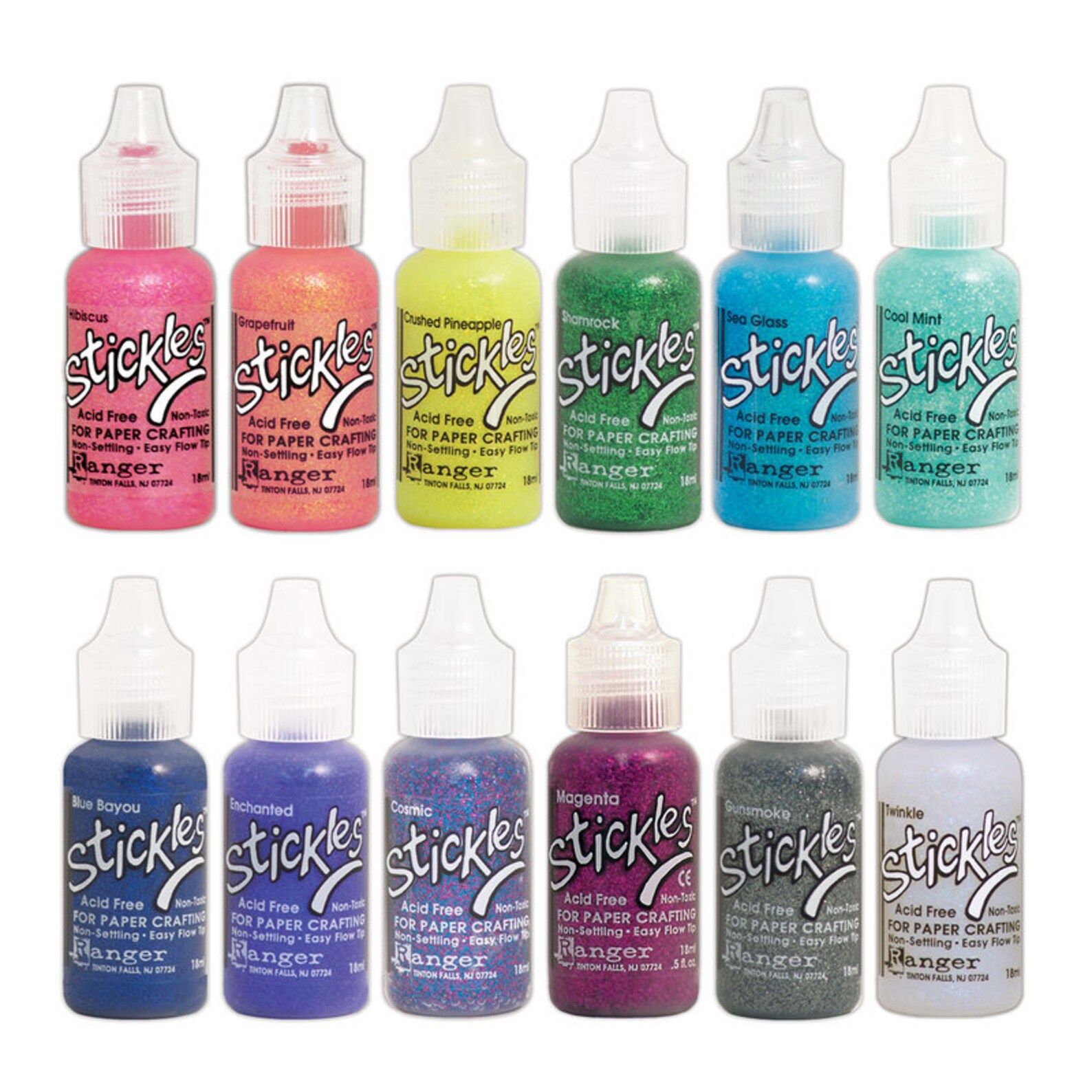 Ranger Stickles Glitter Glue Set - Random 12 Colors in Rainbow - Etsy