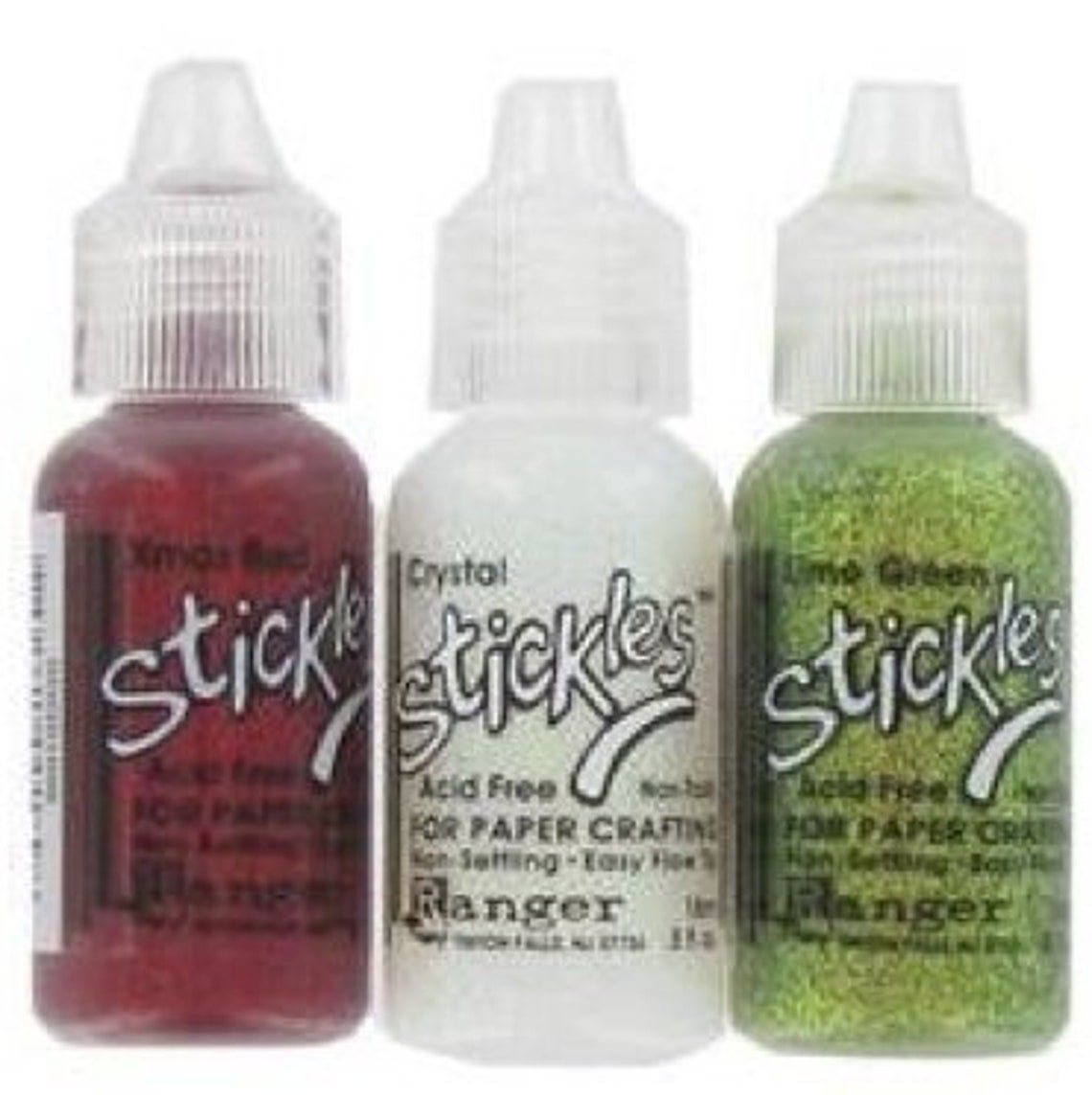 Stickles Glitter Glue Set 3pc Festive Christmas Red Lime - Etsy