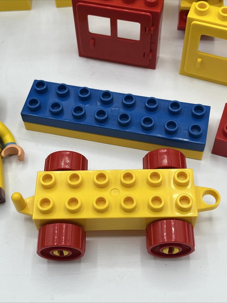 Vintage Tandem Bricks 1980s Bucket Full of Blocks 70 Bricks Plus Two ...