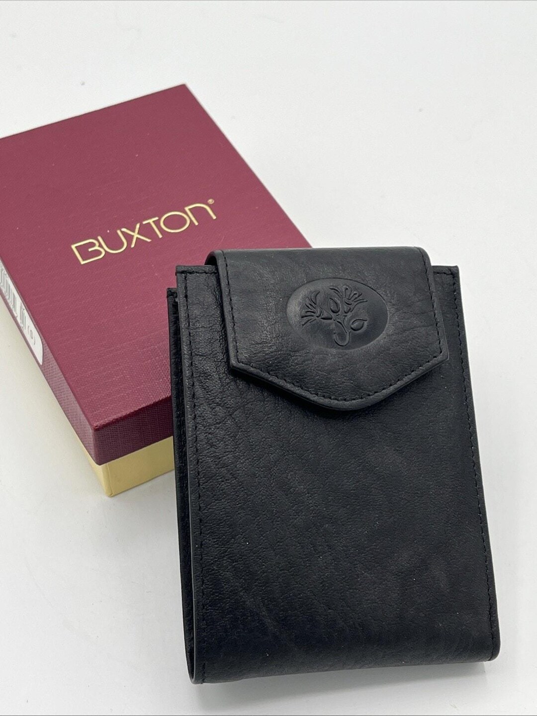 Julia Buxton Heiress Leather Convertible RFID Blocking Billfold Wallet ...