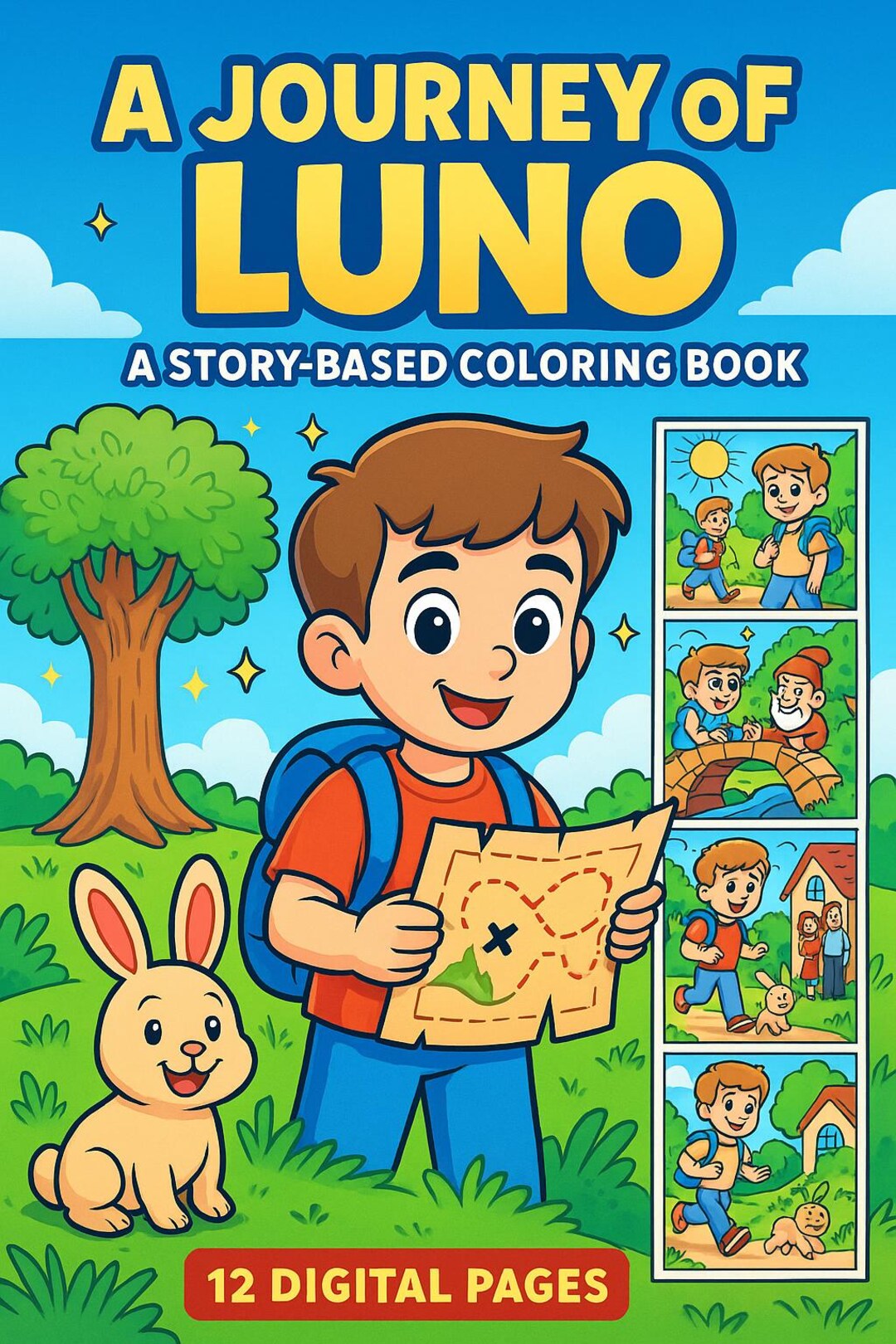 Coloring Pages for Kids Printable Niño Book Kids Activity Sheets Fun ...