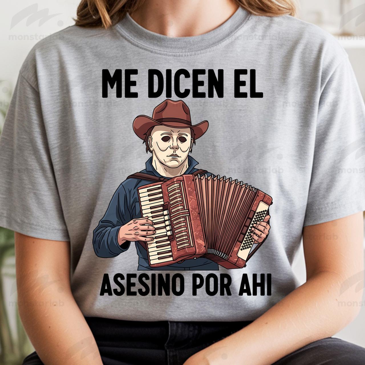 Michael Myers Cowboy PNG / Me Dicen El Asesino Por Ahi Png / Michael ...