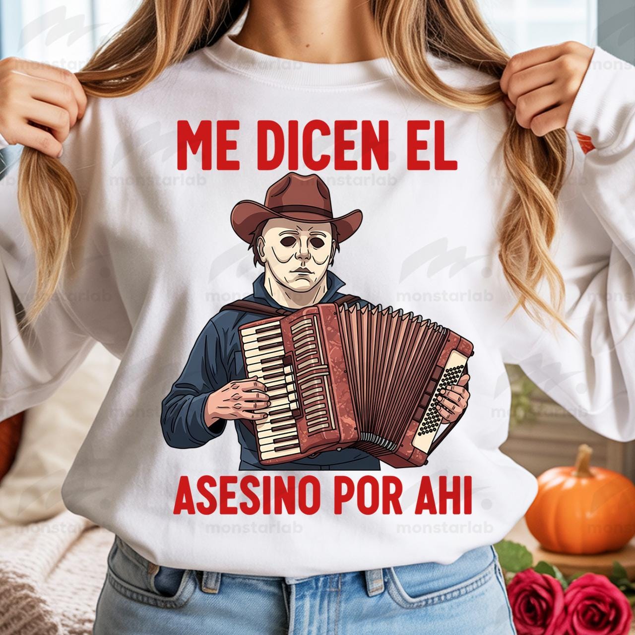Michael Myers Cowboy PNG / Me Dicen El Asesino Por Ahi Png / Michael ...