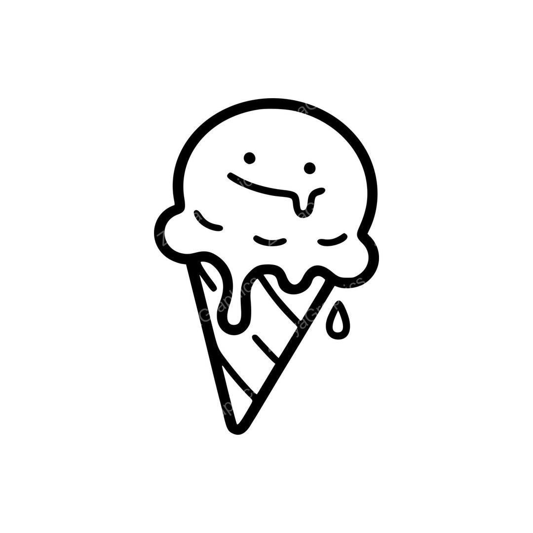 Ditto Pokemon Ice Cream SVG PNG JPG | Fun Design for Crafts - Etsy