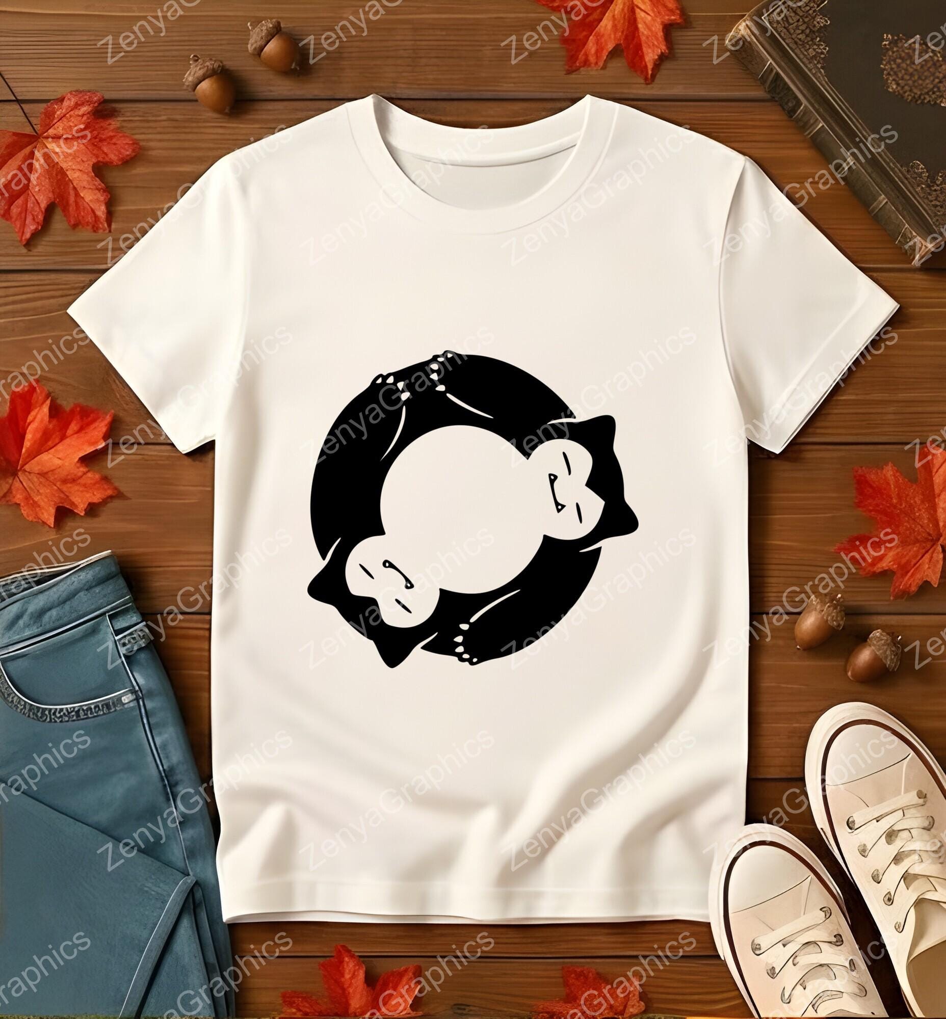 Snorlax Cute Silhouette SVG PNG JPG | Fun Design for Crafting - Etsy